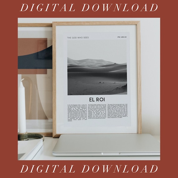 El Roi Poster Digital Download - Etsy Canada