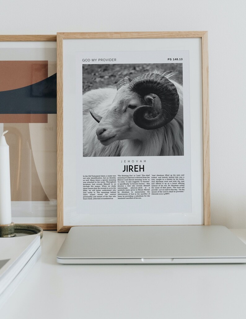 Jehovah Jireh Poster - Digital Download - Etsy