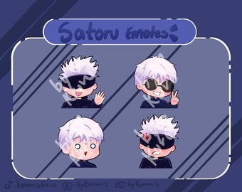 Jujutsu Kaisen Satoru Gojo Emotes - Etsy