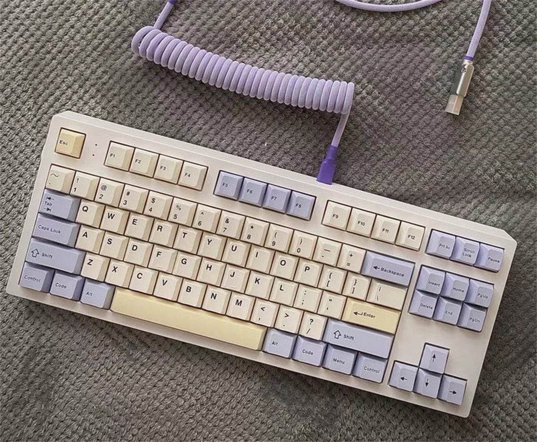 157pcs Taro Purple Keycaps Set Retro Minimalist Keycaps PBT - Etsy