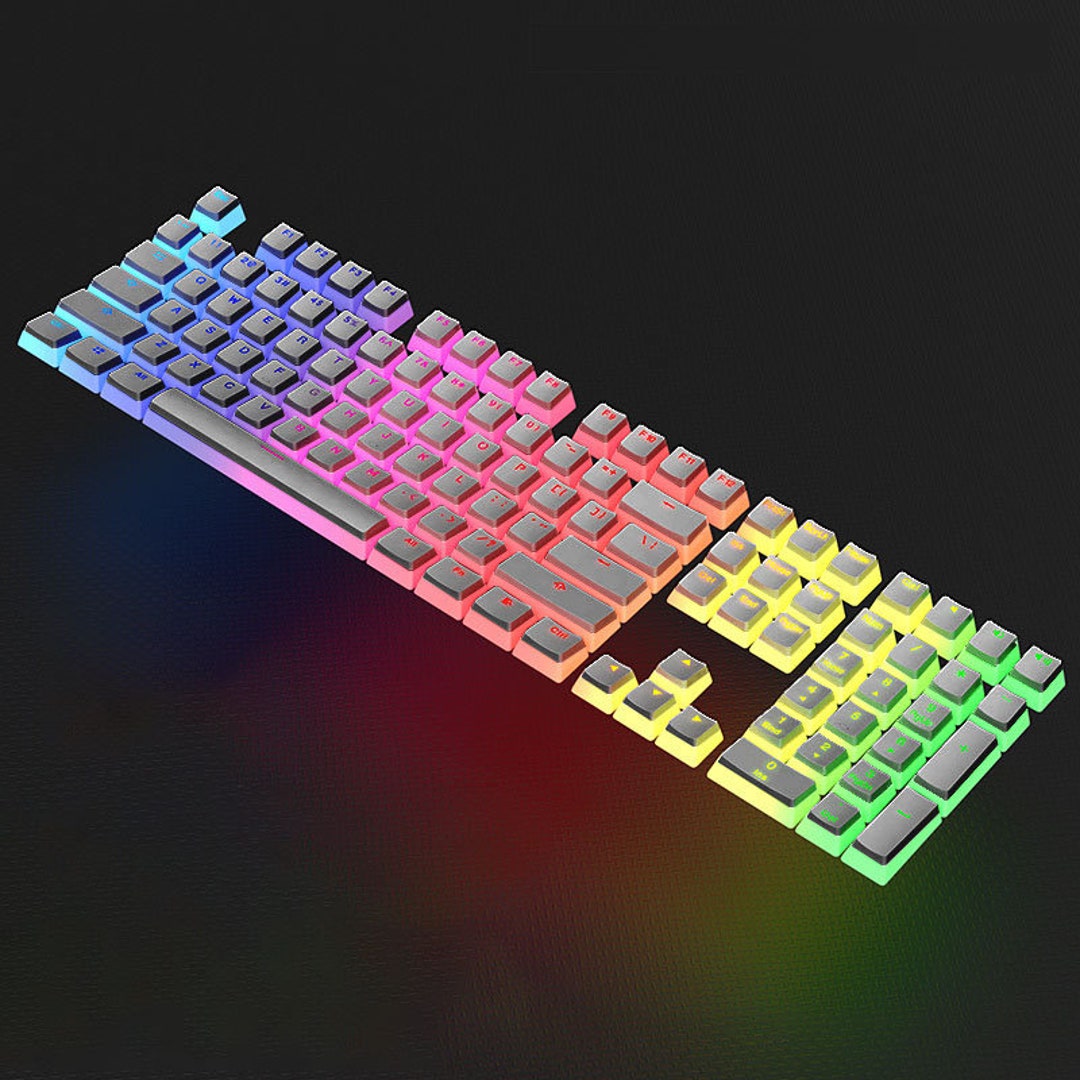 108pcs Double Shot Pudding-style Keycap Set PBT Keycap Pink - Etsy