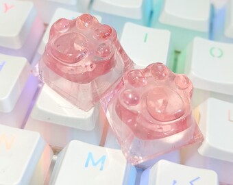 Cute Cat Paw Keycaps Cat Paw Keycap Set Kawaii Great - Etsy