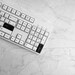 Black/white Minimalist Japanese Style Keycap Set for - Etsy