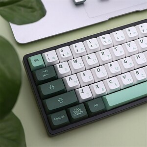 137pcs Botanical Gardens Theme Keycaps Setdark Green - Etsy