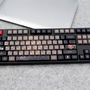 137pcs Halloween Skull Side Translucent Keycaps Set Retro - Etsy