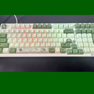 127pcs Mint Green Keycaps Set, Matcha Keycaps Set, PBT Keycap, Cherry ...