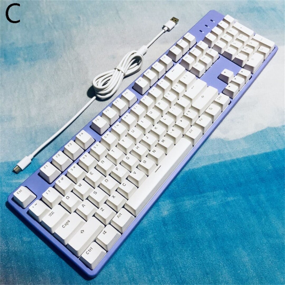104 Keys Minimalist Mechanical Keyboard, Custom Color Mechanical ...
