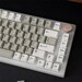 111pcs Minimalist Grey White Theme Keycap, ABS Keycap, Cherry Keycaps ...