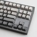 109 Pcs Gradual Black Translucent Keycaps Set, Top Side Print Keycap ...