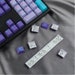 129pcs Purple Vaporwave Theme Keycap Set,pbt Keycap,cherry Keycap ...