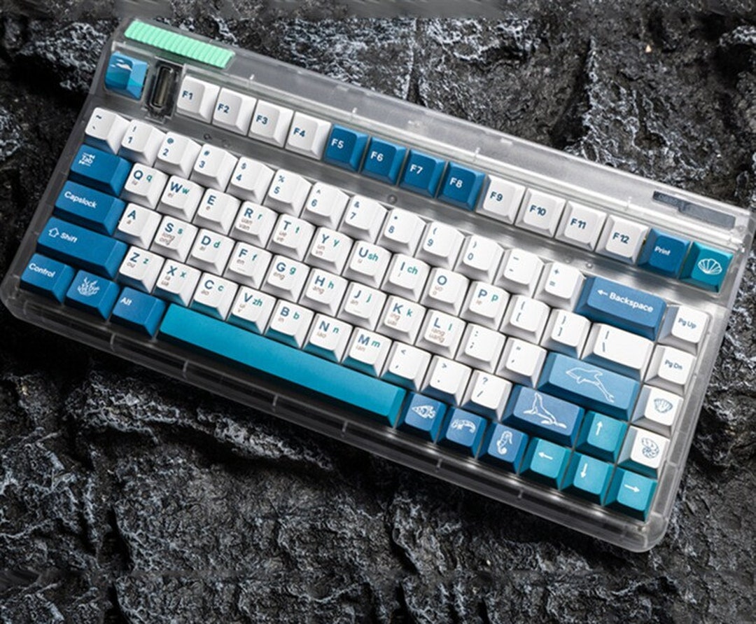 134pcs Ocean Theme Keycaps Set PBT Keycap Cherry Keycap - Etsy