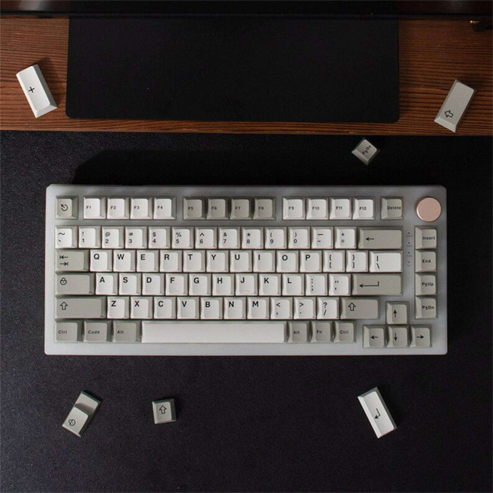 111pcs Minimalist Grey White Theme Keycap ABS Keycap Cherry - Etsy