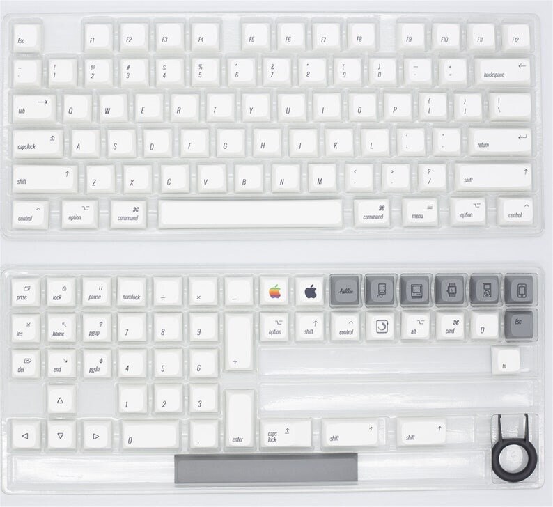 Mac XDA Keycap Set Mechanical Keyboard PBT Keycaps - Etsy UK