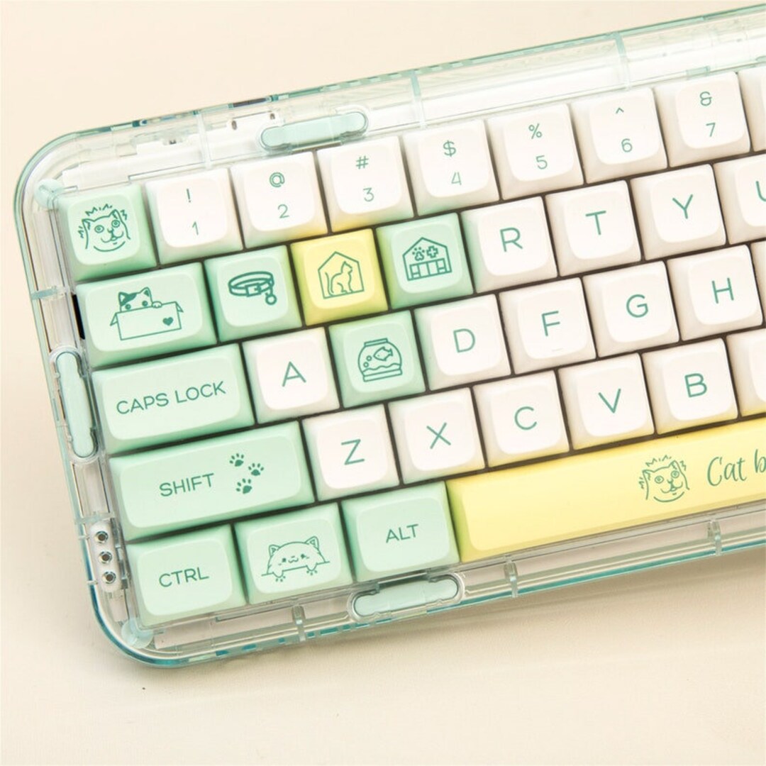 131pcs Cute Cat Keycap Set PBT Keycap XDA Keycap Mechanical - Etsy