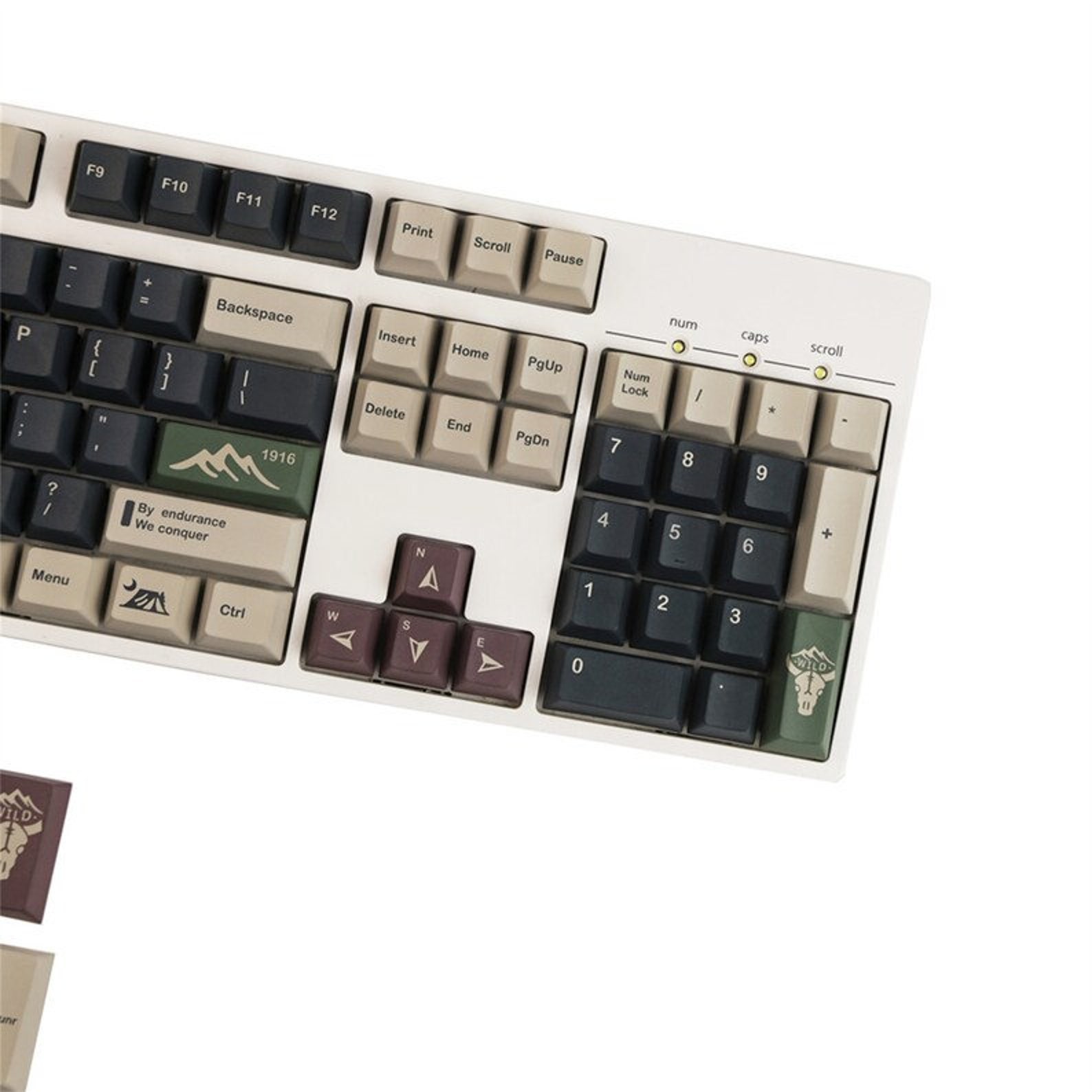 140pcs Wilderness Forest Theme Keycap Set Retro Keycap Set - Etsy