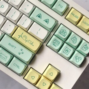 131pcs Cute Cat Keycap Set PBT Keycap XDA Keycap Mechanical - Etsy