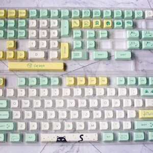 131pcs Cute Cat Keycap Set PBT Keycap XDA Keycap Mechanical - Etsy