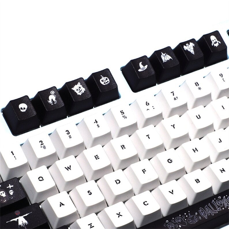 108pcs Halloween Theme Keycaps Spider Skull Pattern Keycaps - Etsy