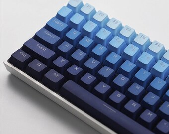 Navy Blue Gradient Keycaps - Etsy