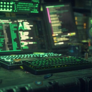 117pcs Hacker Code Theme Keycaps, Dark Green Keycap Set, Pudding Keycap ...