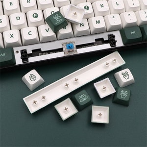137pcs Botanical Gardens Theme Keycaps Setdark Green - Etsy