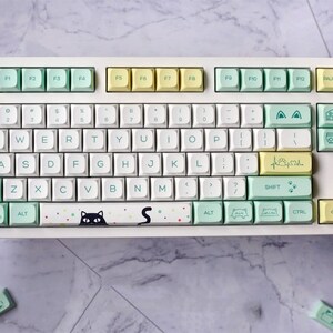 131pcs Cute Cat Keycap Set PBT Keycap XDA Keycap Mechanical - Etsy