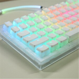 Double Shot Pudding Key Cap Set, 116 Piece , OEM Keycaps Set, PBT Key ...