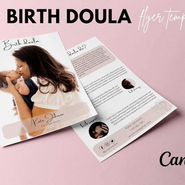 Postpartum Doula Brochure Template - Etsy