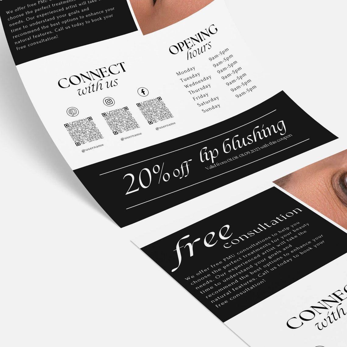 PMU Artist Flyer Template - Etsy