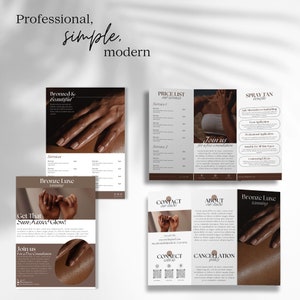 Spray Tan Business Bundle: Social Media & Marketing Templates (digital ...