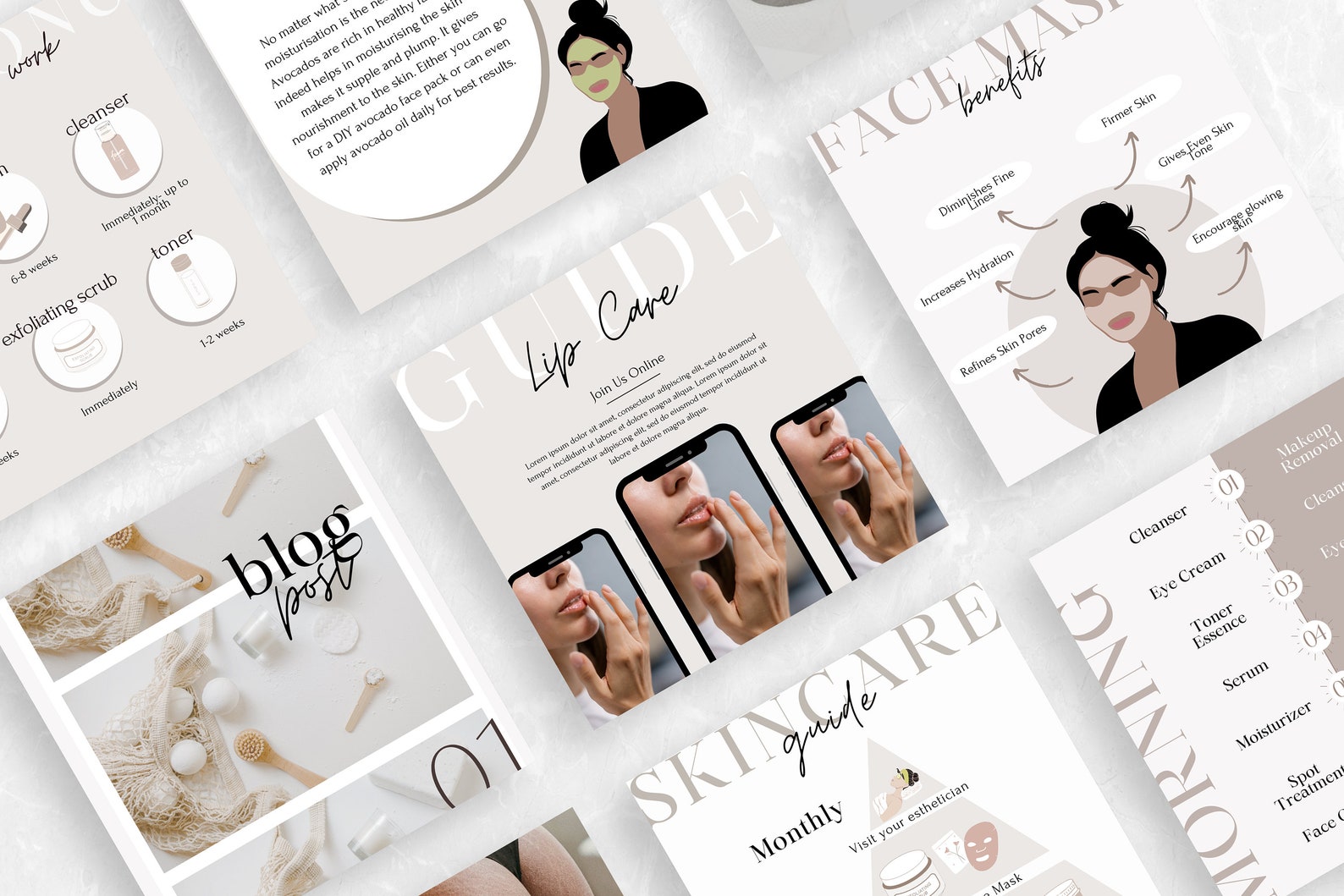 190 Esthetician Templates Skincare Business Posts Esthetic Clinic ...