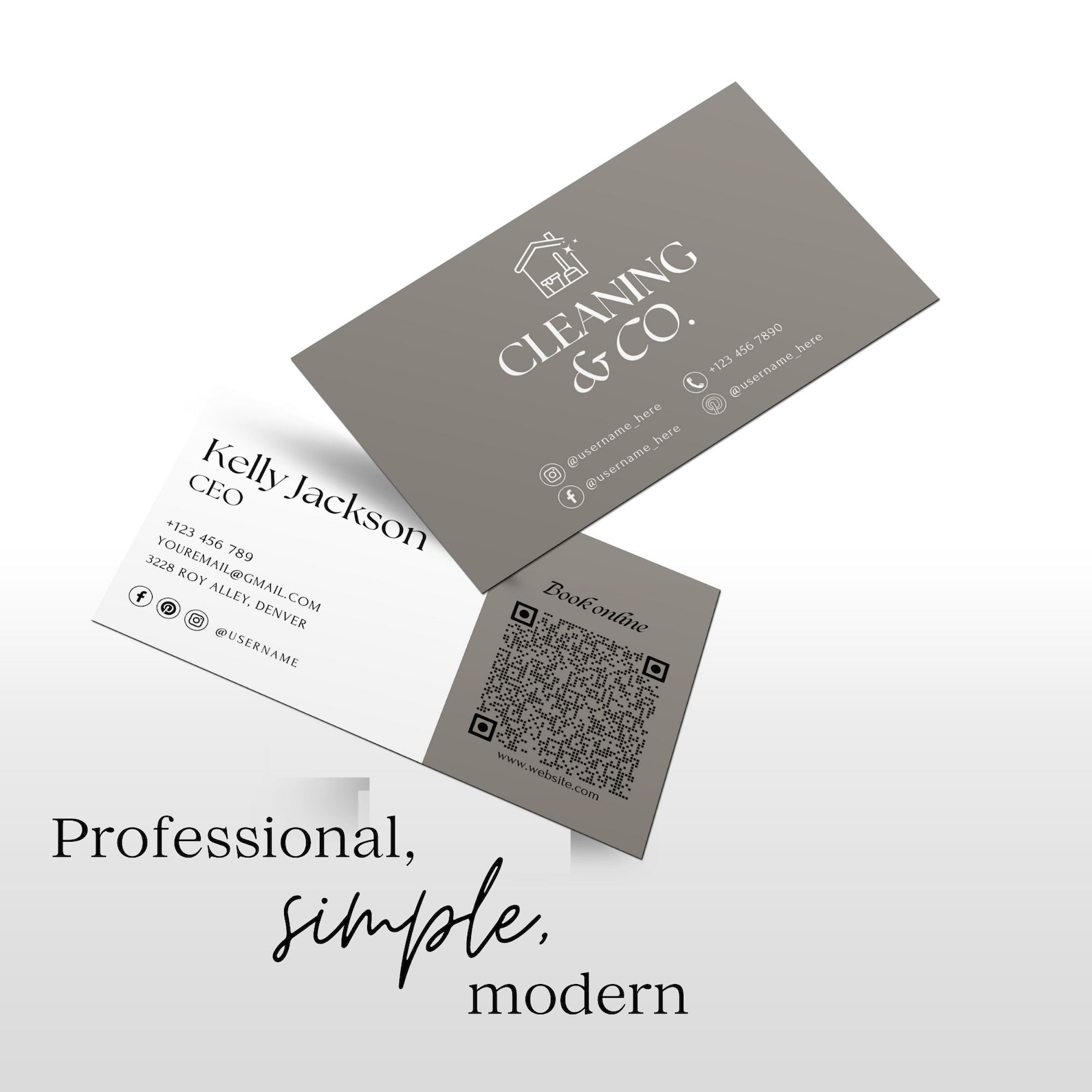 Cleaning Business Card Template Cleaning Services Card House Cleaning ...