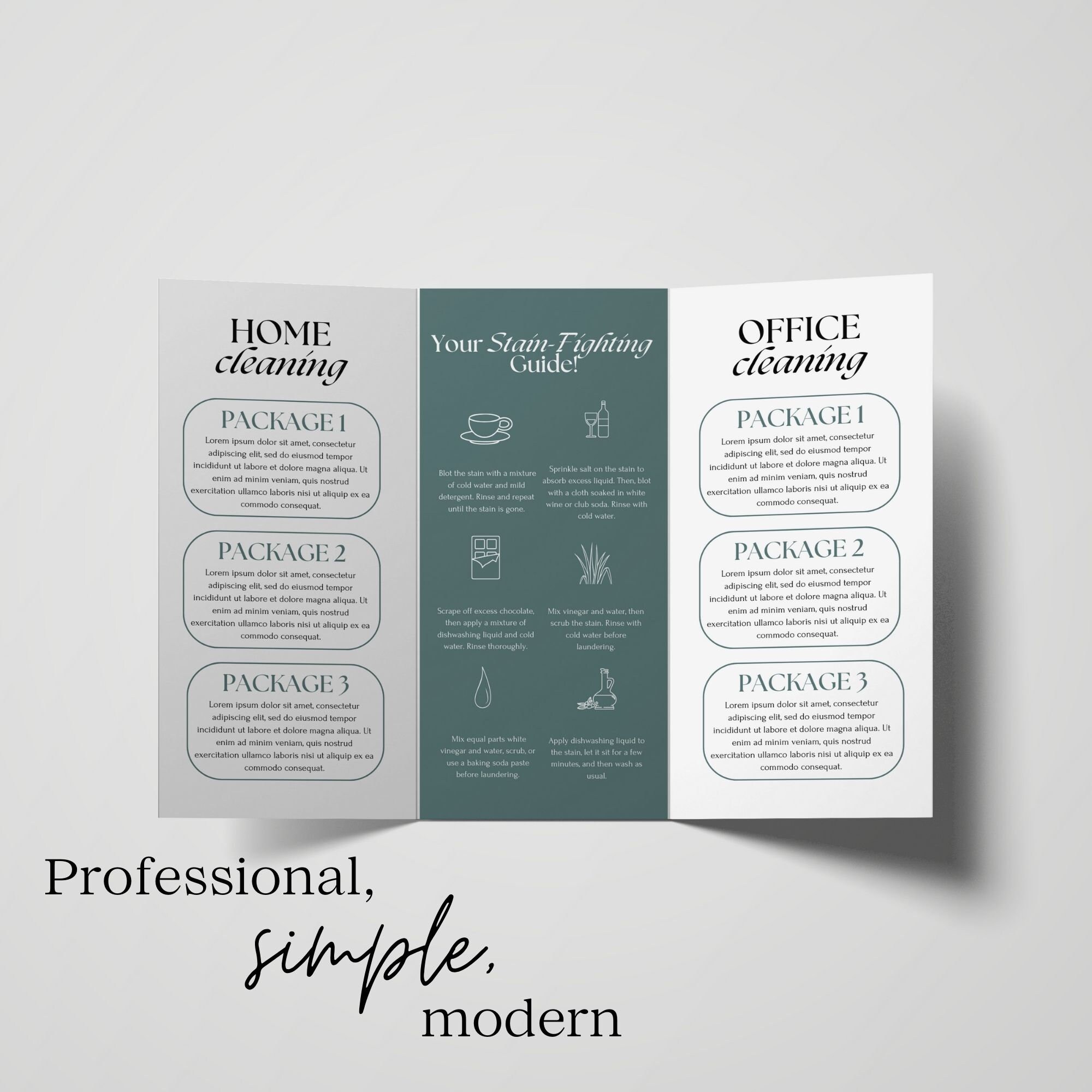 Cleaning Business Brochure Template Cleaning Services Brochure ...