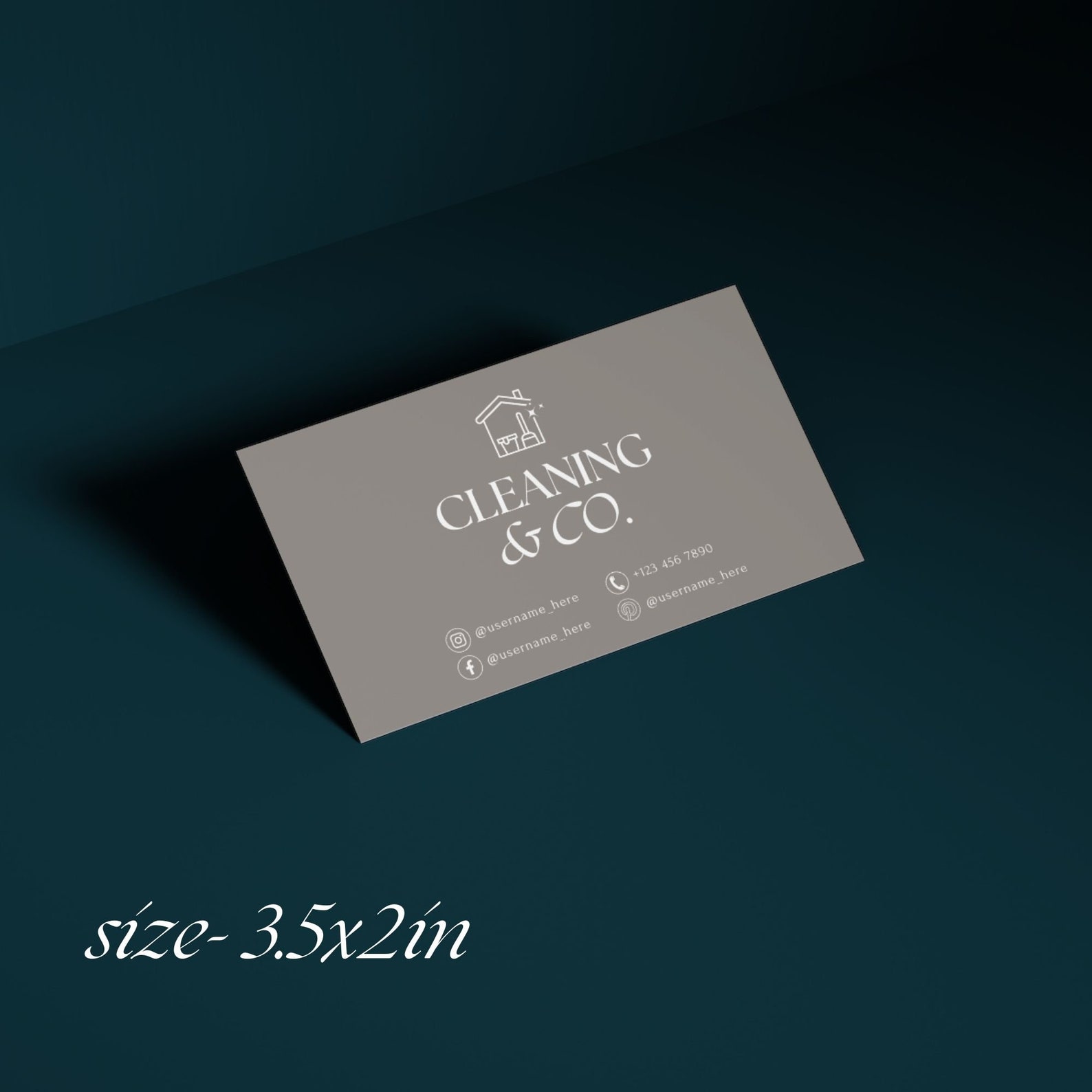 Cleaning Business Card Template Cleaning Services Card House Cleaning ...