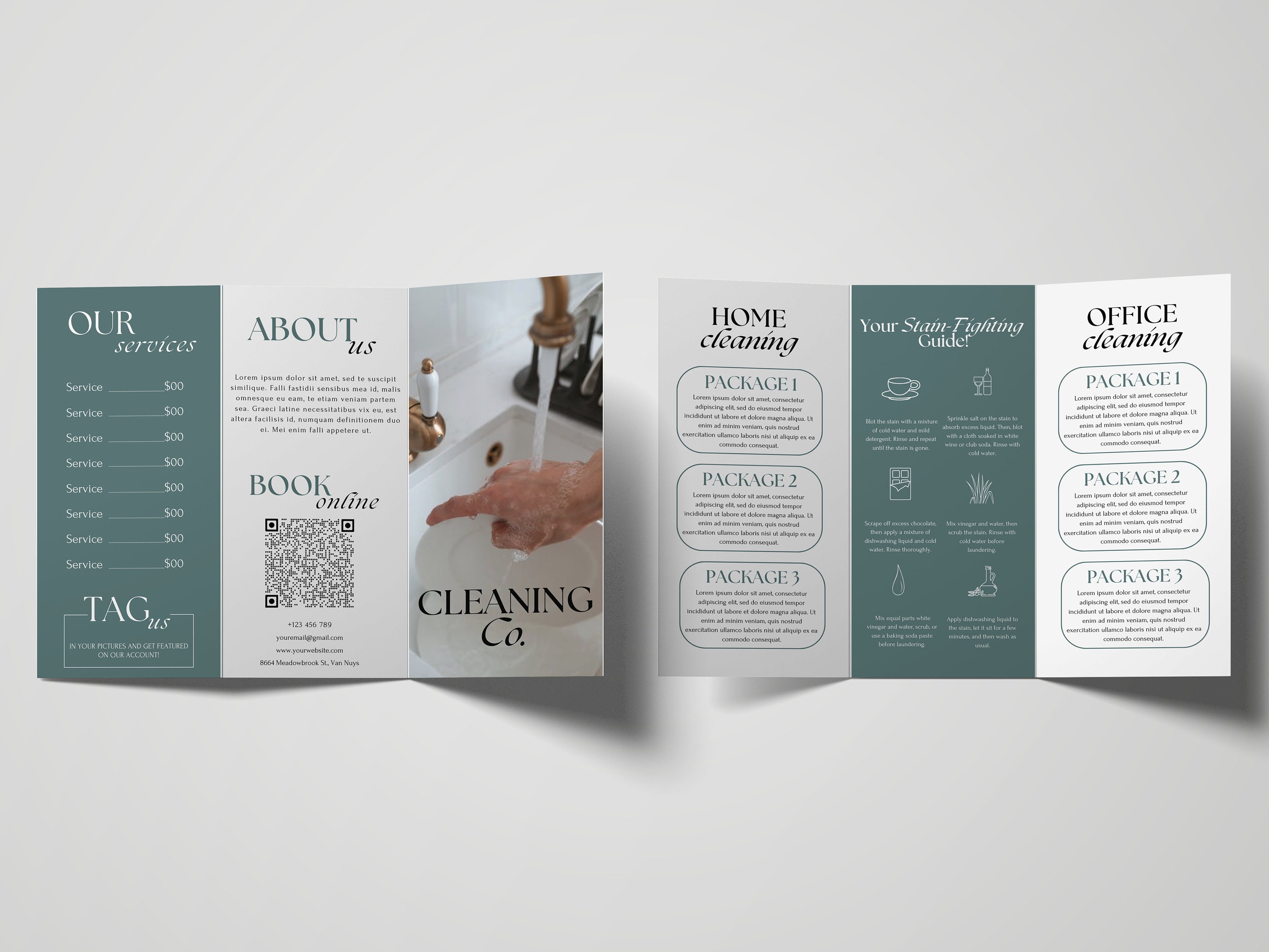 Cleaning Business Brochure Template Cleaning Services Brochure ...