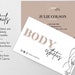 Body Sculpting Business Card Template: Esthetician Design (digital ...