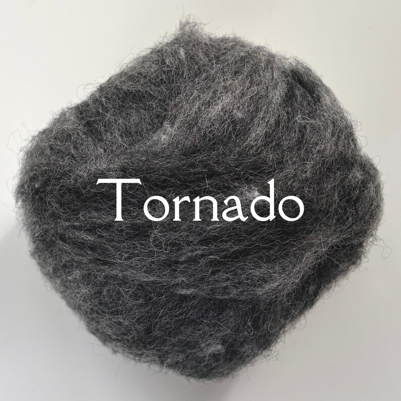 1oz Shades of Grey - 1 Ounce Corriedale Carded Slivers - Wool Roving ...