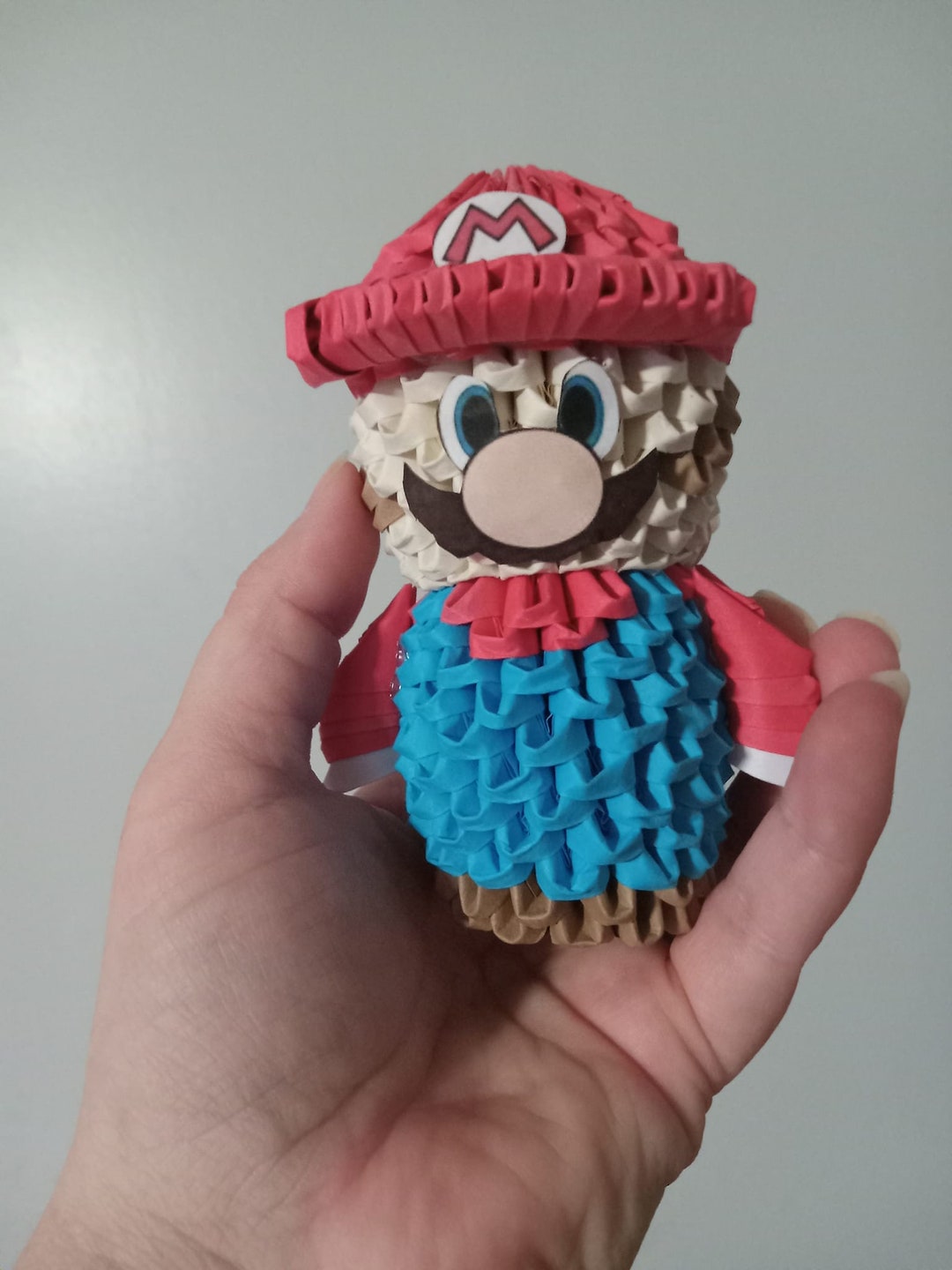3d Origami Video Game Character - Etsy