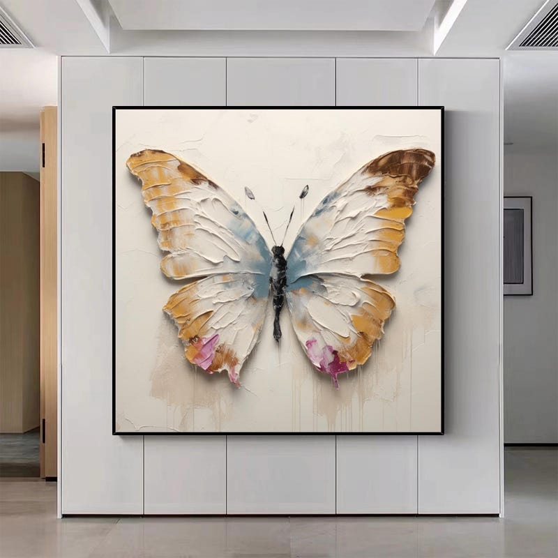 Textured Art Butterfly - Etsy