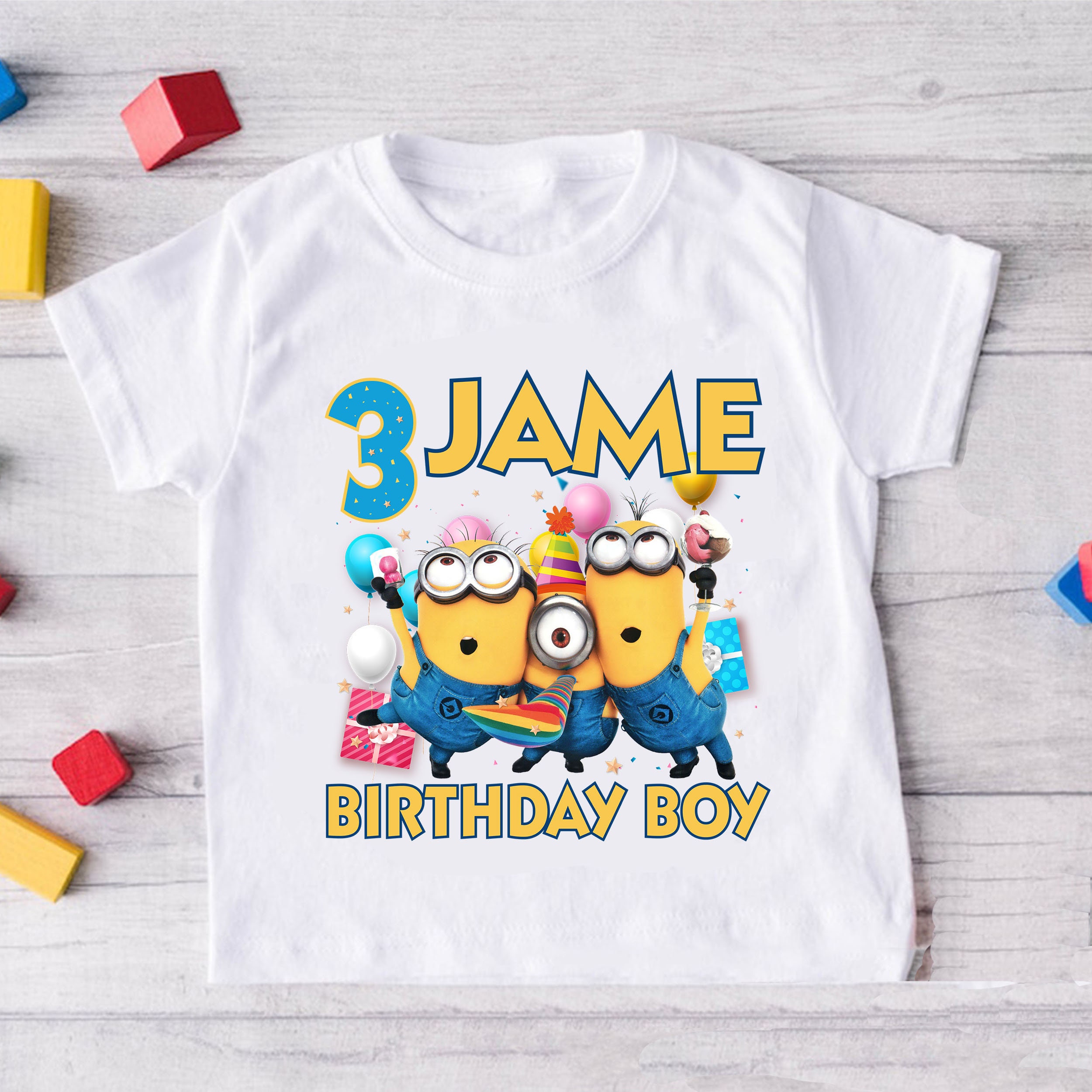 Minion Birthday Shirts, Minion Family Shirts, Personalized Minion ...