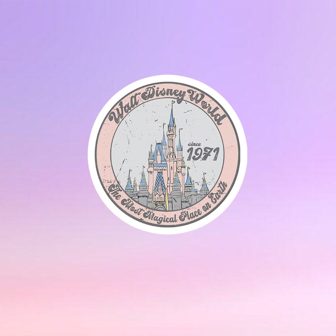 Walt Disney World Stickers Disney Castle Stickers Magic - Etsy