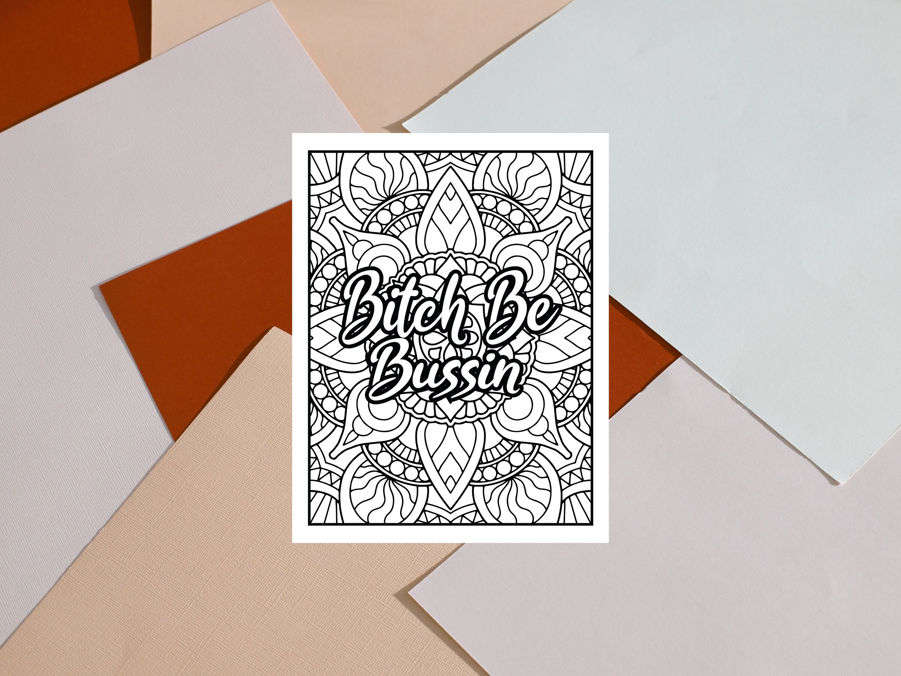 Adult Coloring Book Pages With Curse Words, Coloring Pages, Curse Word ...