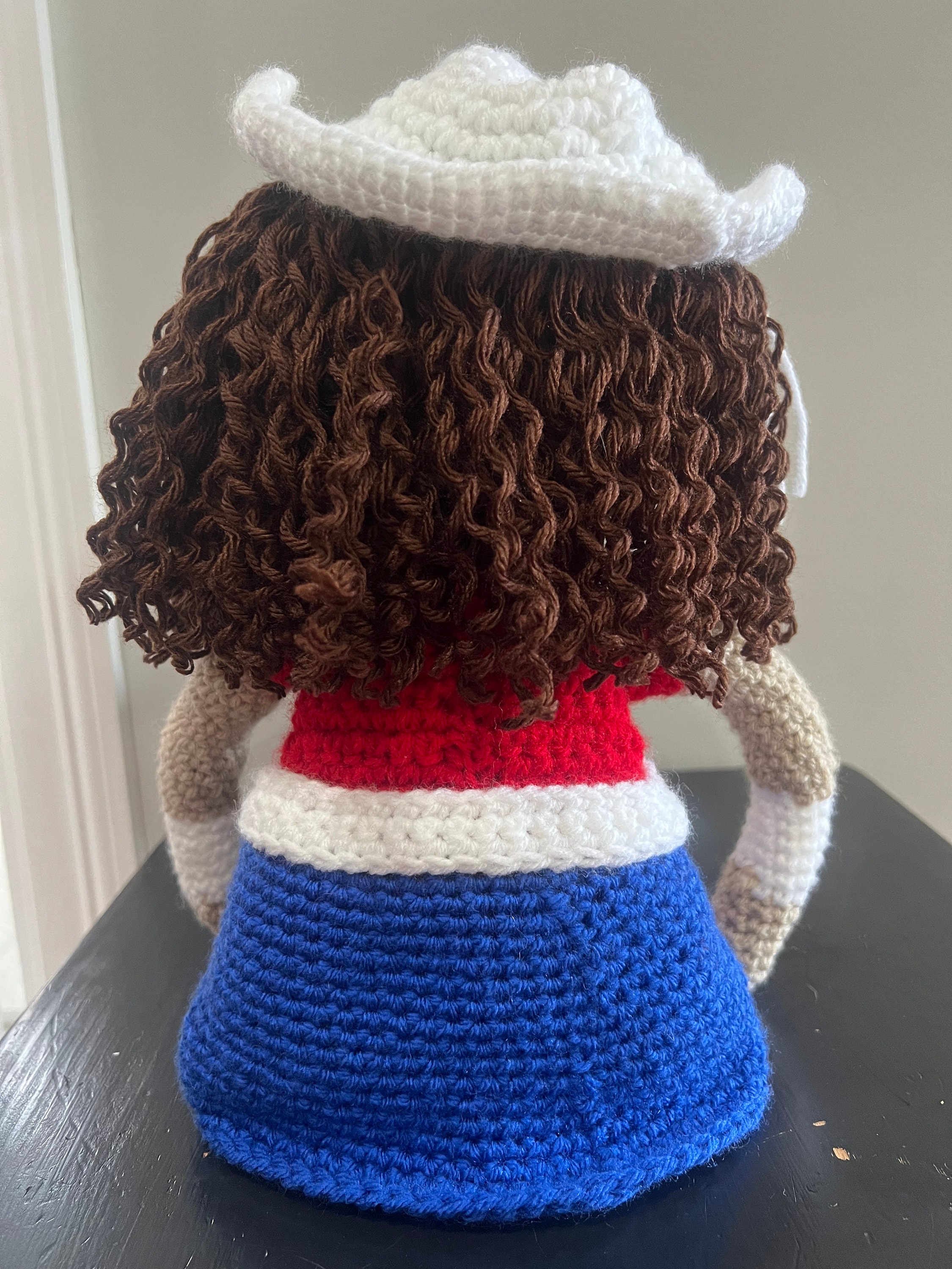 Handmade Look-alike Crochet Red White and Blue Rangerette Rettes World ...