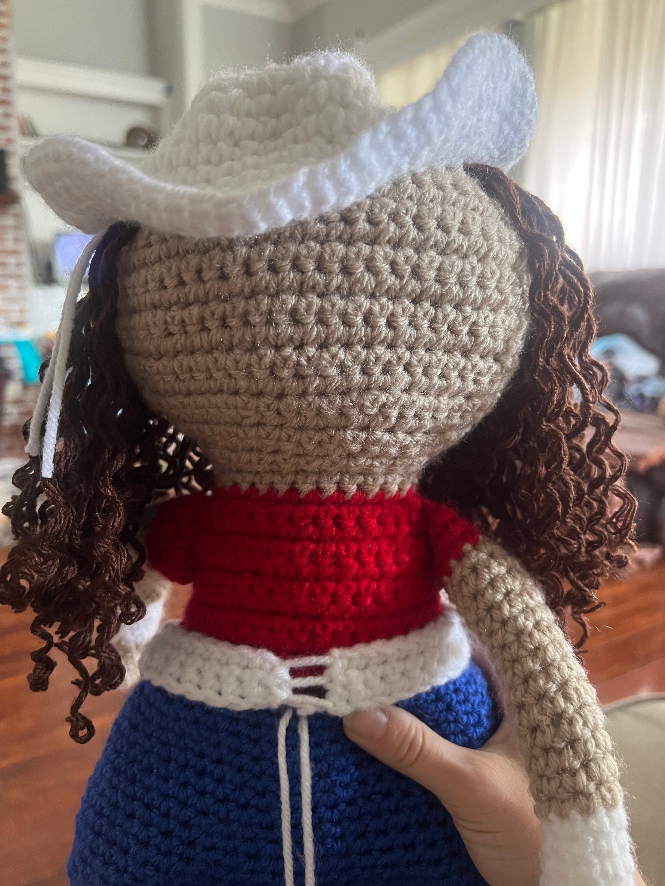 Handmade Look-alike Crochet Red White and Blue Rangerette Rettes World ...