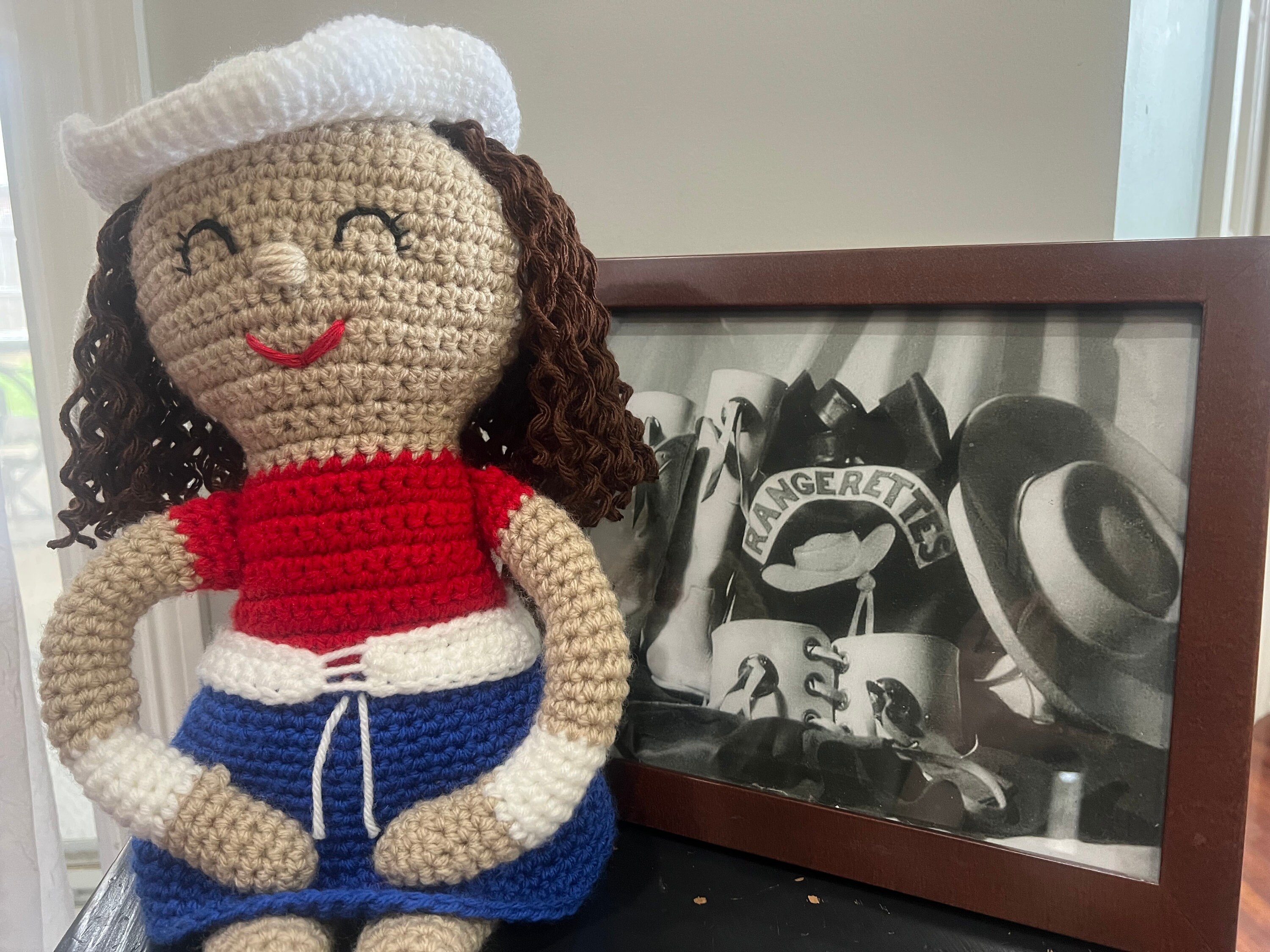 Handmade Look-alike Crochet Red White and Blue Rangerette Rettes World ...