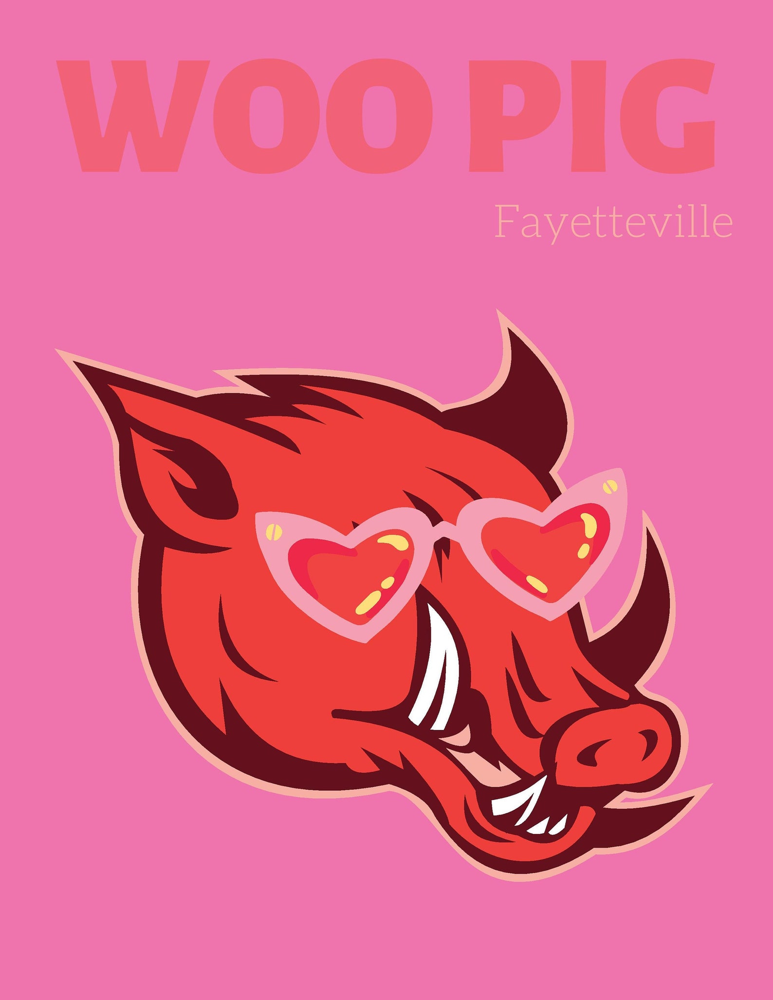 UNIVERSITY OF ARKANSAS Prints - Etsy