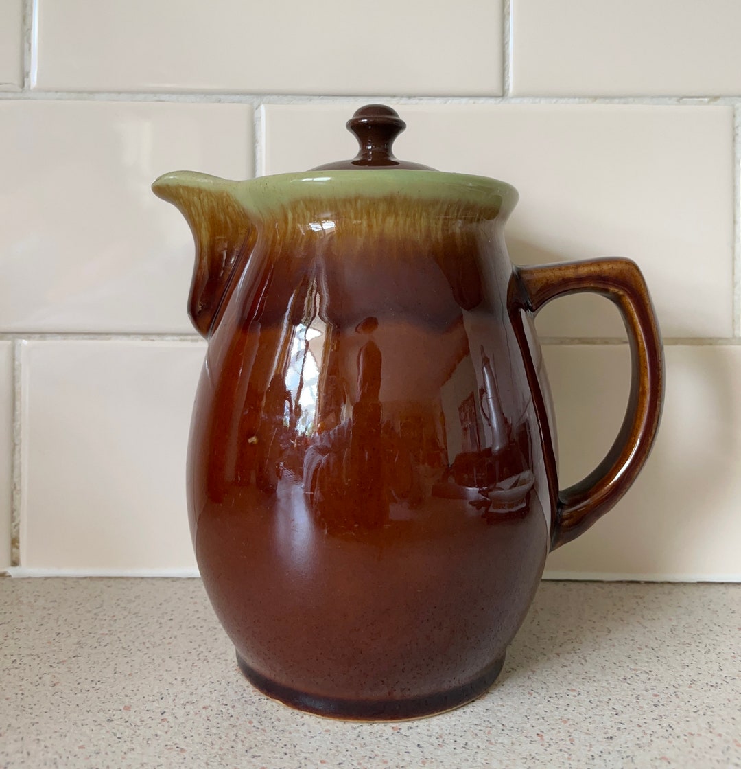 Vintage Denby Stoneware Brown Tea or Coffee Pot - Etsy