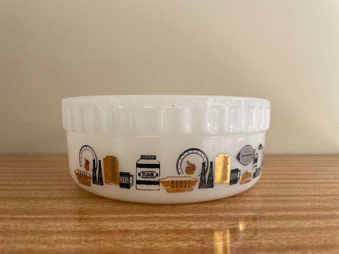 Australian Made Crown Pyrex Kitchen Motif Soufflé Dish 2 Pint C 1967 - Etsy