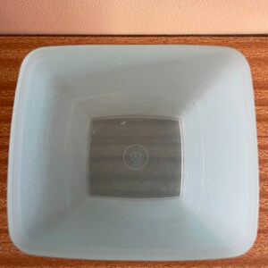 Early Tupperware Pale Pastel Blue Rectangular Storage Container With ...