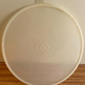 Retro Large Round Tupperware Container, Beautiful Golden Orange With ...